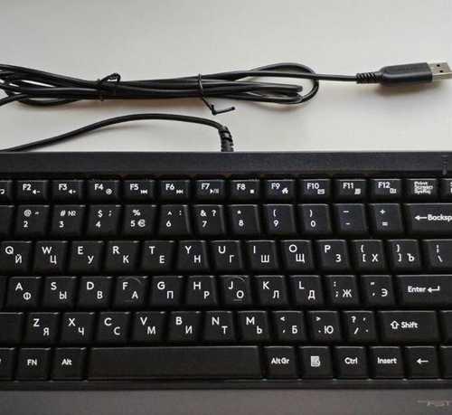 Клавиатура A4tech Fstyler FKS11, USB, черный серый
