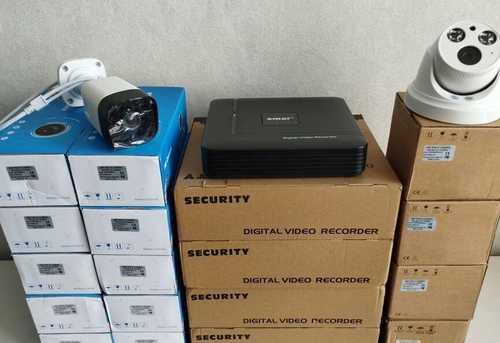Комплекты видеонаблюдения IP Poe 4-8 камер 4,5Мп