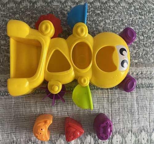 Гусеница игрушка сортер для ванной на присоске