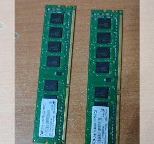 Оперативная память Foxline dimm 4GB DDR3-1333 CL9