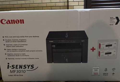 Новый мфу Canon i-sensys MF3010 (bundle) принтер
