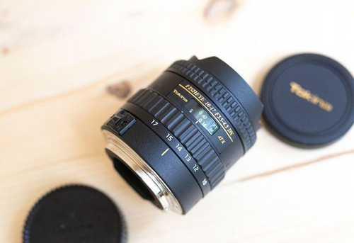 Tokina Fisheye 10-17mm f/3.5-4.5 для Canon EF-S