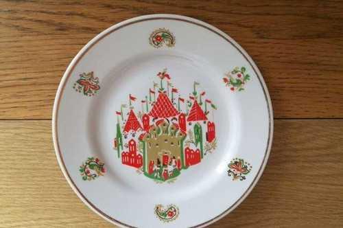 Посуда детская СССР фарфор тарелка