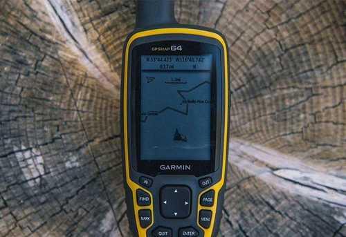 Garmin gpsmap 64 с картами и аккумуляторами