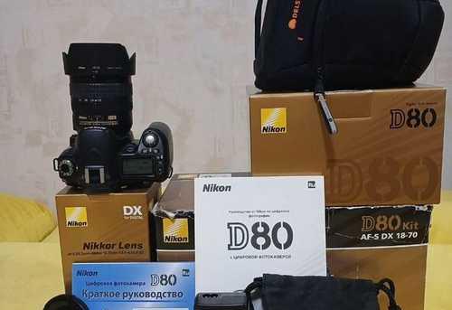 Nikon d80 (2 600 кадр) + Nikon 18-70 1:3.5-4.5G