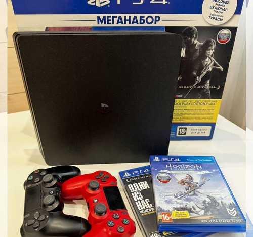 Sony playstation 4 slim 1tb с дисководом