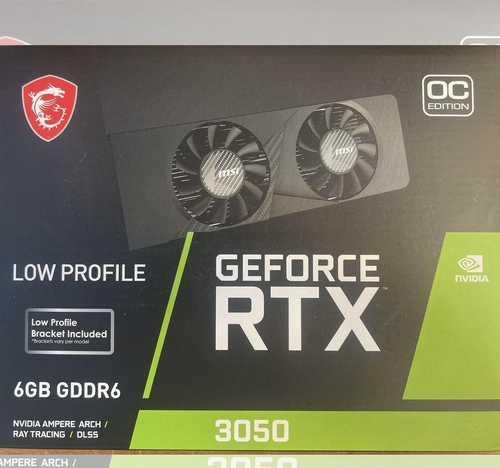 Видеокарта MSI GeForce RTX 3050 LP 6G OC