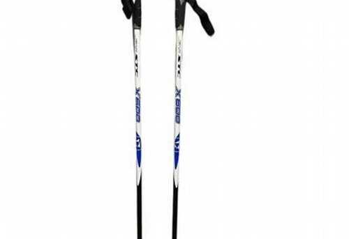 Лыжные палки STC X600 165см 100 стекловолокно, чер