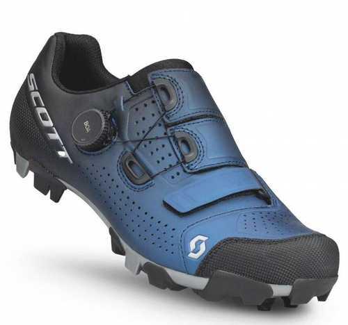 Велоботинки для кросс-кантри scott MTB Team Boa Black Fade/Metallic Blue