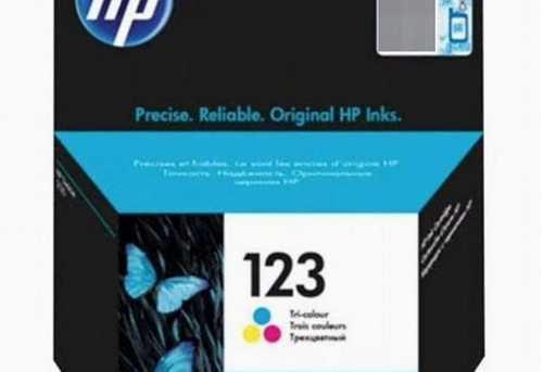 Картридж струйный цветной HP 123 color (F6V16AE)