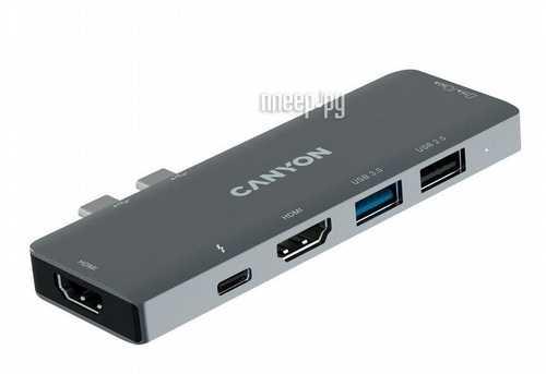 Хаб USB Canyon 7-в-1 USB-C Power Delivery CNS