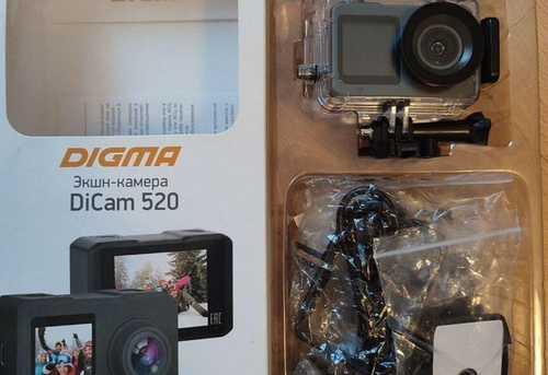 Экшн камера Digma DiCam 520