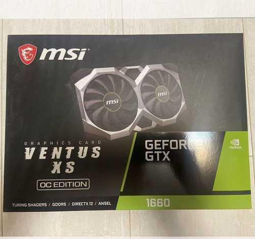 Видеокарта nvidia GeForce GTX 1660 6GB