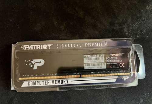 Оперативная память Patriot Signature 8Gb DDR4 2666