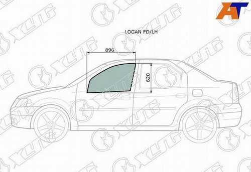 Стекло боковое опускное dacia logan 04-12, dacia l