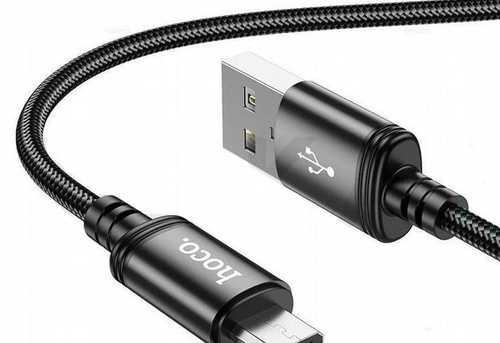 Кабель USB - микро USB hoco X89 Wind, 1.0м, 2.4A