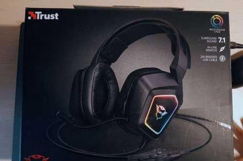 Наушники Trust GXT 450 Blizz RGB 7.1