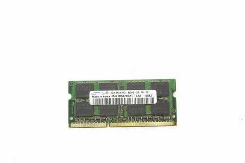 Модуль sodimm 2Gb (DDR3 1066MHz) samsung M471B5673