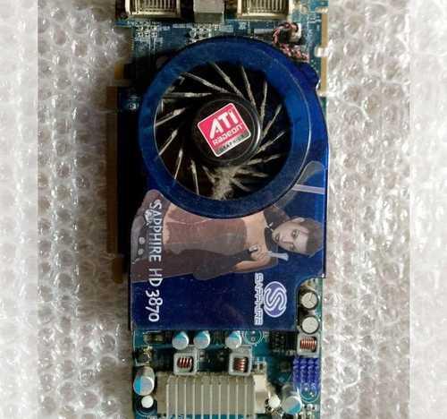 Видеокарта sapphire hd 3870