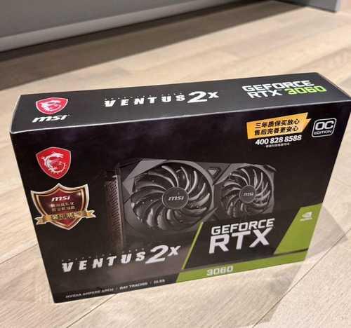 Видеокарта RTX 3060 msi Ventus