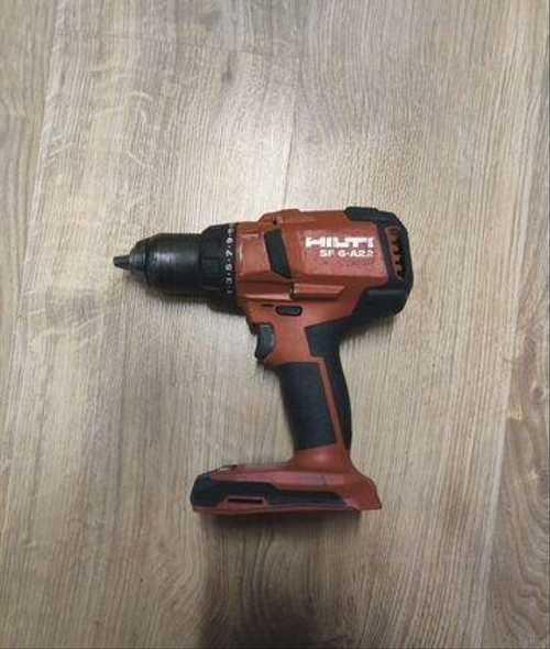 Аккумуляторная дрель шуруповерт hilti SF 6-A22