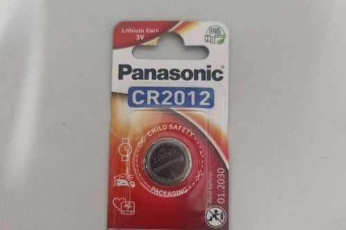 Батарейки Panasonic CR-2012