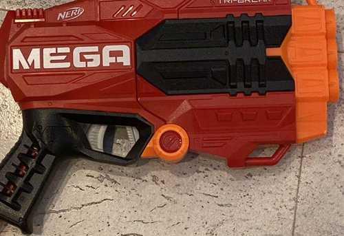 Бластер Nerf Мега Три-брейк E0103, 31.8 см, красны