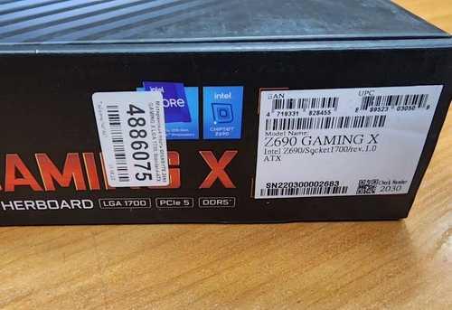 Материнская плата Gigabyte Z690 gaming X DDR5+32GB