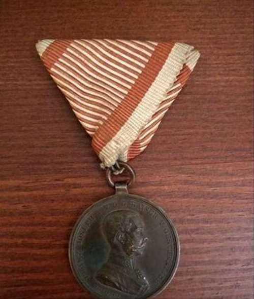 Бронзовая медаль за храбрость. Франц-Иосиф