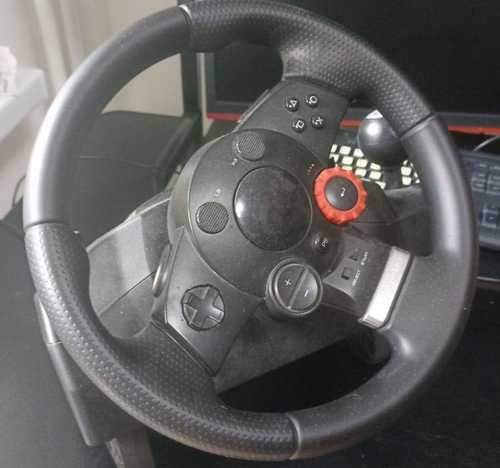 Игровой руль logitech driving force gt