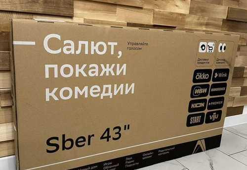 Новый Телевизор sber 43 дюйма