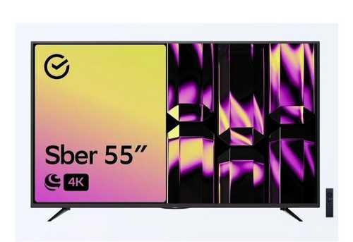 Умный телевизор sber 4K Ultra HD, SDX-55U4127