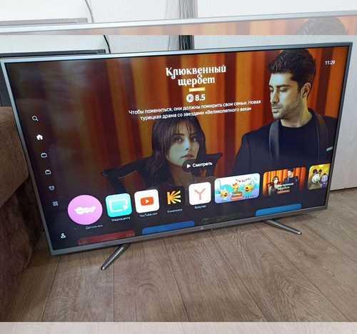 Телевизор HI 43 дюйма 110 см SMART TV Wi-Fi FHD