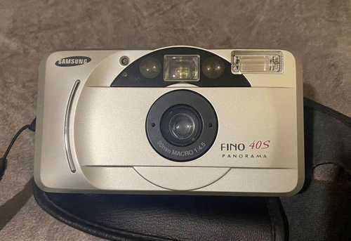 Плёночный фотоаппарат Samsung fino 40s