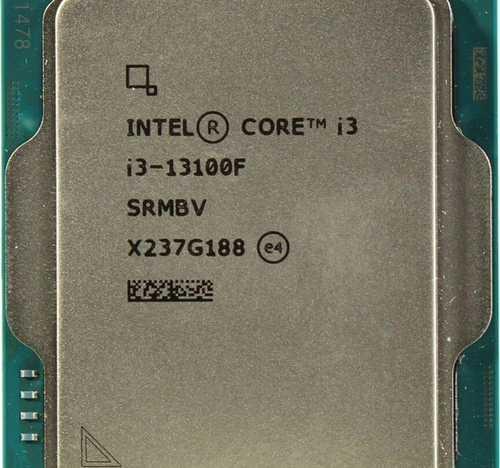 Процессор intel core i3-13100f