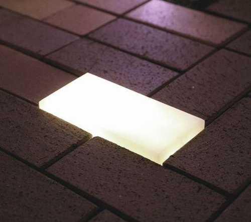 Светодиодная тротуарная плитка, световая брусчатка