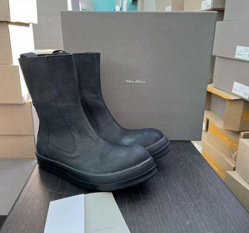 Сапоги Rick Owens Chelsey Retro Black