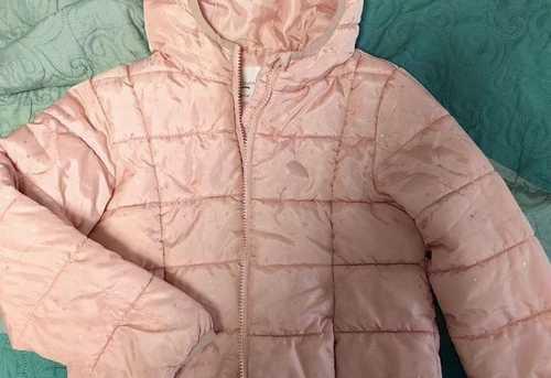 Куртка 128, жилетка 116-122 для девочки