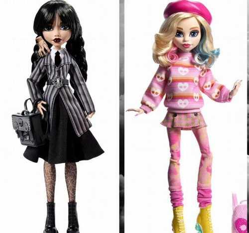 Куклы monster high Wednesday и Enid