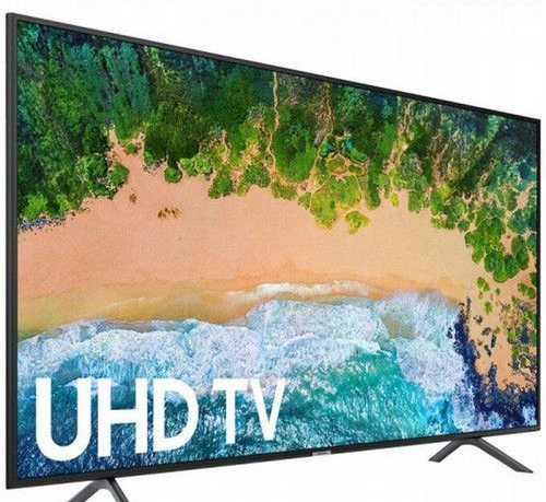 Телевизор Samsung UE43AU7100uxce (43 ", Черный)