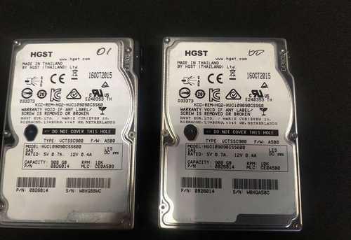 Жесткий диск HDD SAS 10K 900 Gb hgst