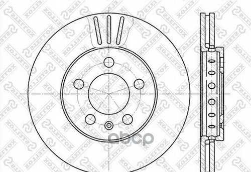 Диск тормозной передний 6020-4758V-SX Stellox
