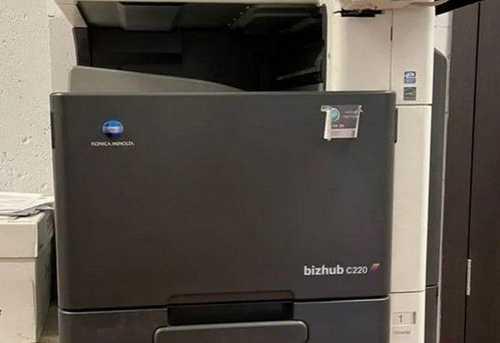 Konica Minolta BizHub c220 A3 цветная