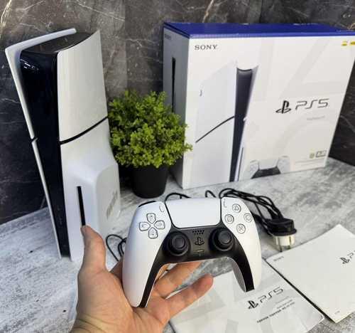Sony playstation 5 slim с дисководом как новая