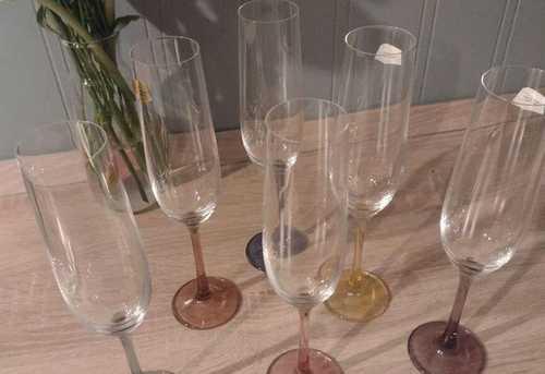 Бокалы для шампанского Glass Bohemia