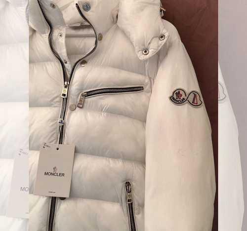 Moncler крутой пуховик куртка бомбер р48-50