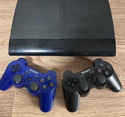 Sony Playstation 3 Super Slim 500gb прошитая 2джоя