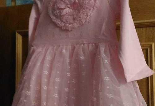 Платье детское б/у (розовое)