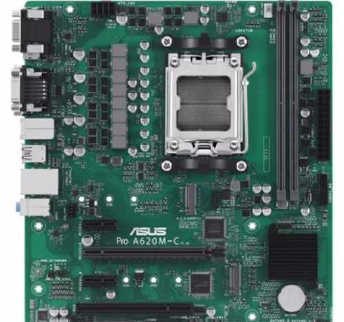 Asus PRO A620M-C-CSM SocketAM5 AMD A620 2xDDR5 mATX AC97 8ch(7.1) gblan raid VGA DVI hdmi DP