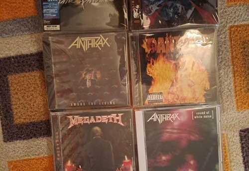 Megadeth Antrax Pantera Queensryche Motley crue cd